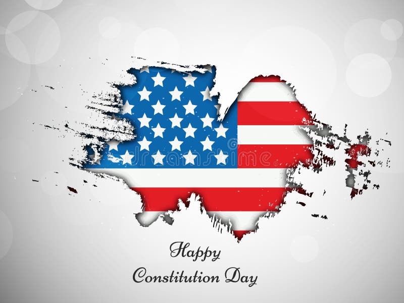 Illustration Of USA Constitution Day Background Stock Vector ...