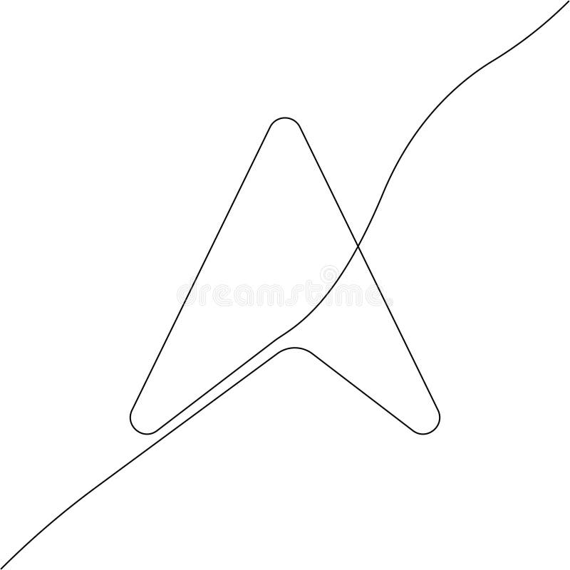Arrow Icon Line Continuous Drawing Vector. One Line Arrow Icon Vector ...