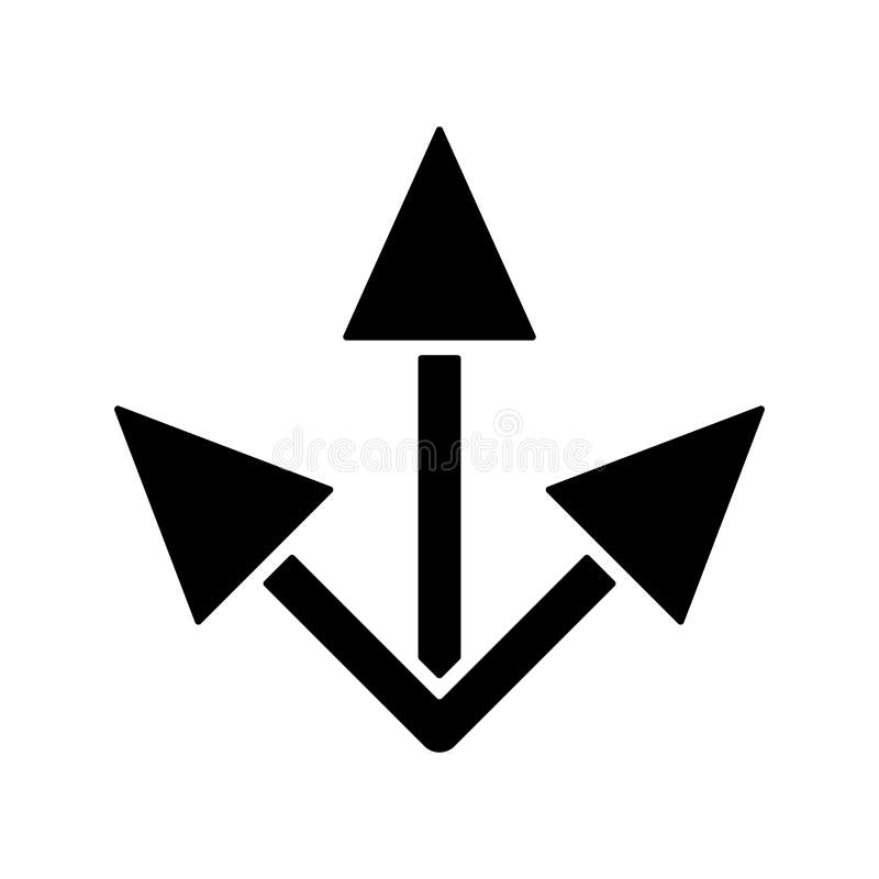 Branching Arrows Icon. Vector Icon for Branching Three Arrows. Arrows ... Branching Arrows Icon. Vector Icon for Branching Three Arrows. Arrows ...