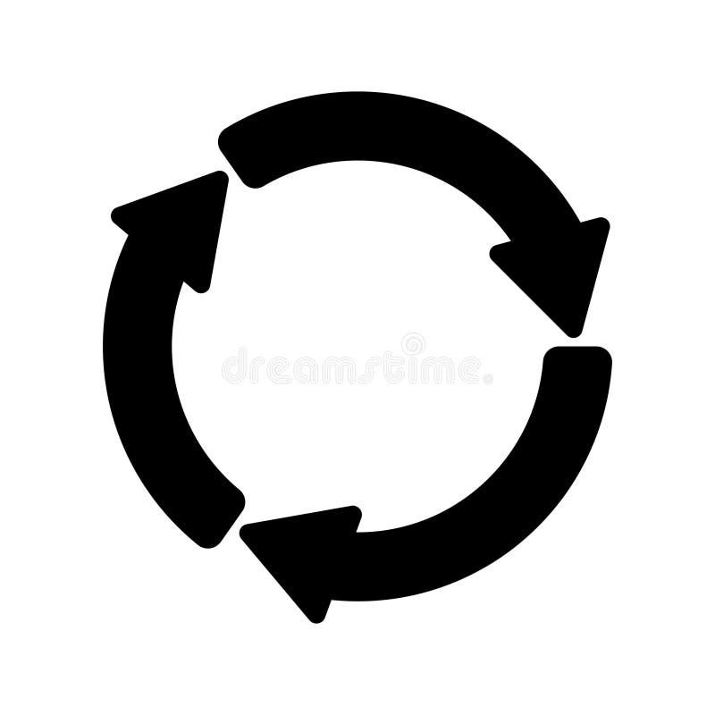 Circle Arrow Infographics Vector. Infographic Process Repeat Icon ...