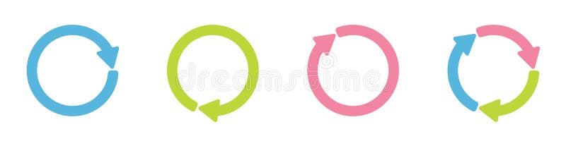 Circle Arrow Infographics Vector. Infographic Process Repeat Icon ...