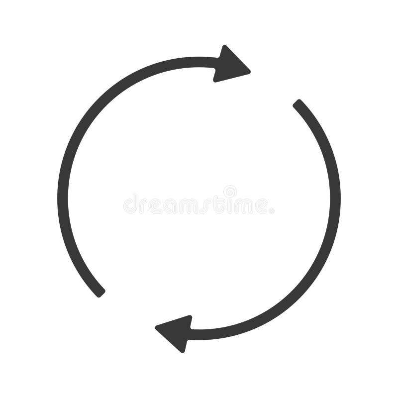 Circle Arrow Infographics Vector. Infographic Process Repeat Icon ...