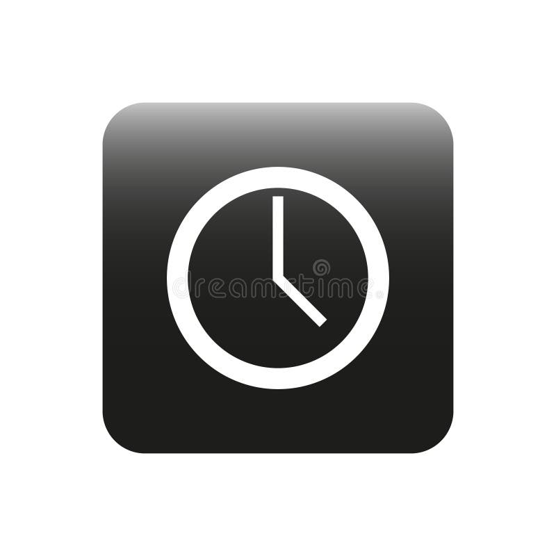Clock Icon. Vector Trendy Clock Button Icon. Time Symbol Icon. Vector ...