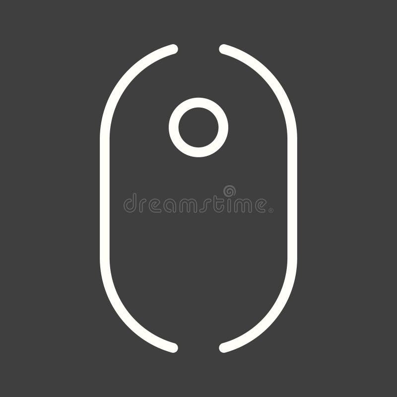 Computer Mouse Vector. Trendy Modern Computer Mouse Icon. Device for PC ...