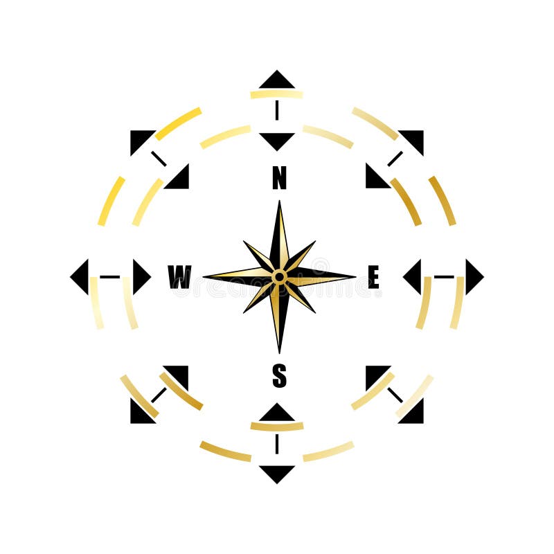 Geographic Scientific Compass Vector Icon. Compass Wind Rose Icon in ... Geographic Scientific Compass Vector Icon. Compass Wind Rose Icon in ...