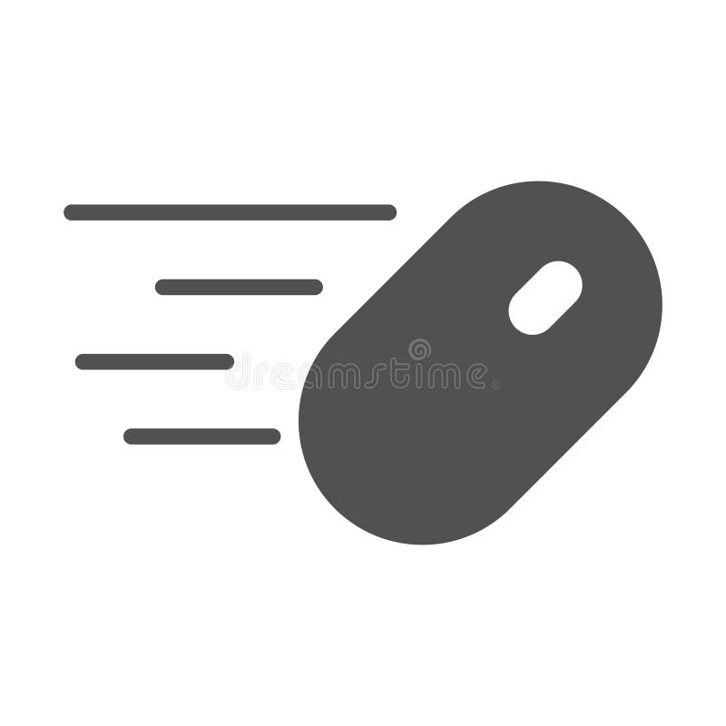 Mouse Vector Icon for PC. Fast Mouse Vector. Quick Response of a ...