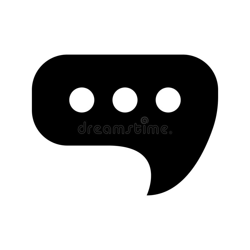 SMS Icon. Vector Message Icon in Flat Style. Trendy Sms or Message ...