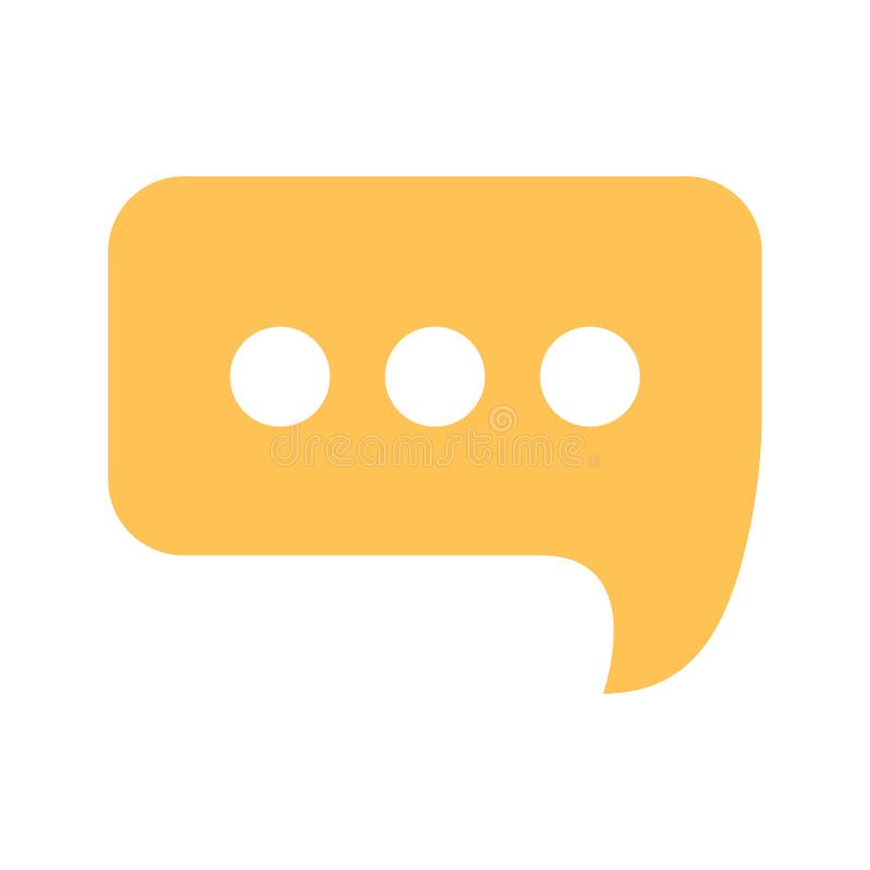 SMS Icon. Vector Message Icon in Flat Style. Trendy Sms or Message ...