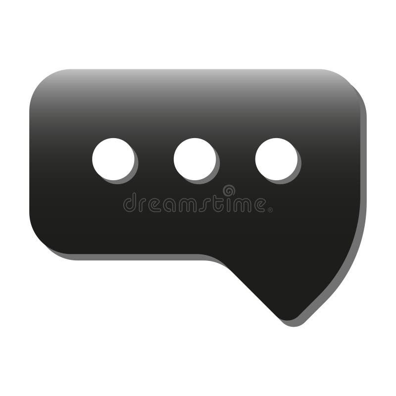 SMS Icon. Vector Message Icon in Flat Style. Trendy Sms or Message ...