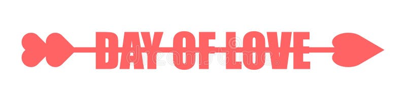 Vector Day of Love Icon. Love Icon with an Arrow from a Heart. Love ...