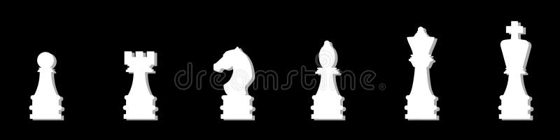 Vector Set of Chess Pieces. a Set of Chess Pieces. Figures of an ...