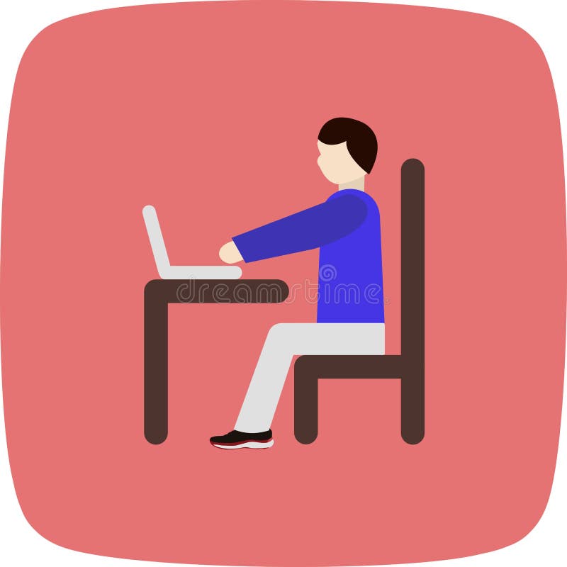 Illustration Using Laptop Icon for Personal and Commercial Use. Stock ...