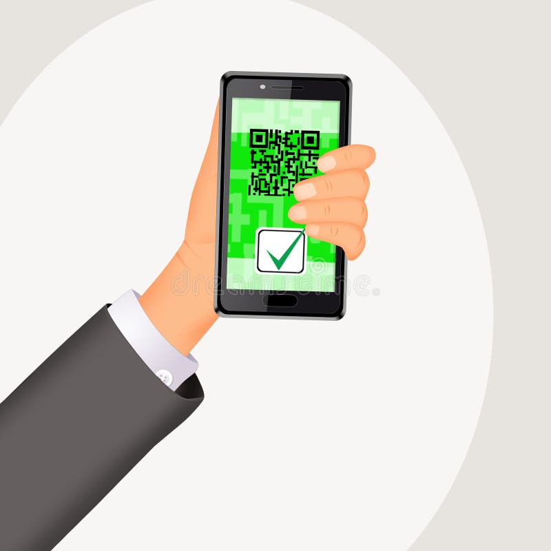 Illustration of Valid Green Pass Stock Illustration - Illustration of ...