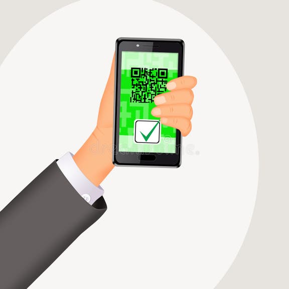 Illustration of Valid Green Pass Stock Illustration - Illustration of ...