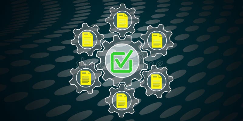 Concept of validation stock illustration. Illustration of process ...