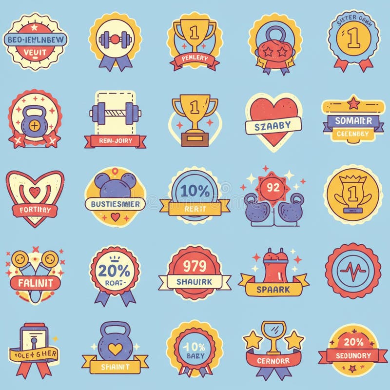Light Blue Badges Stock Illustrations – 902 Light Blue Badges Stock ...