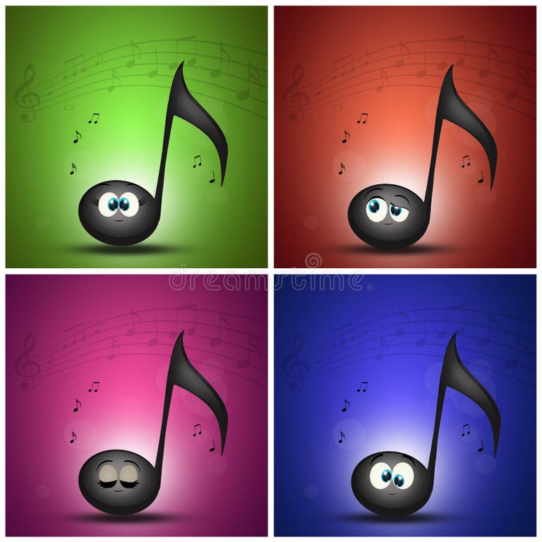 Funny Musical Note Stock Illustrations – 6,157 Funny Musical Note Stock ...