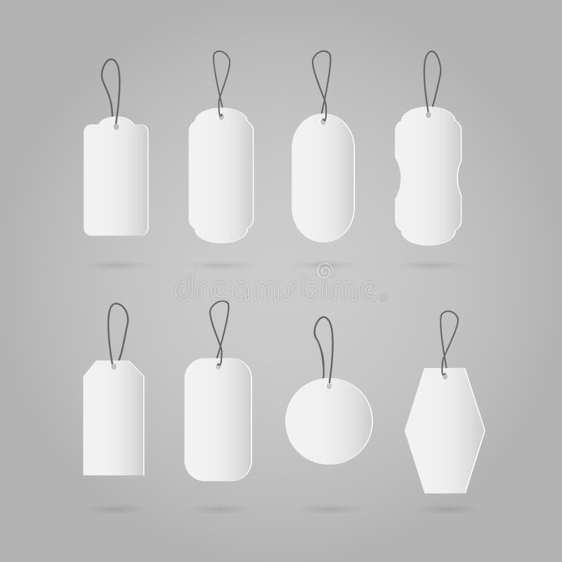 Blank Tags Illustration stock vector. Illustration of label - 48221589