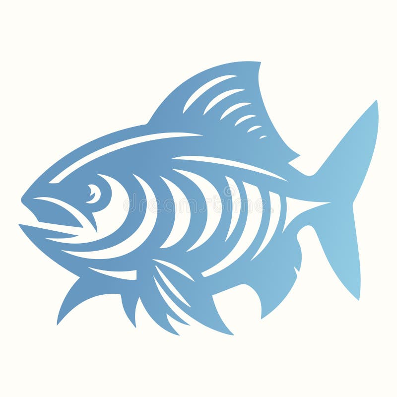 Illustration Vector Art of Fish Illustration Pattern. Perfect for Logo ...