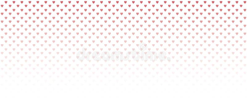 Illustration of Vector Background with Red Colored Hearts Pattern Stock ...