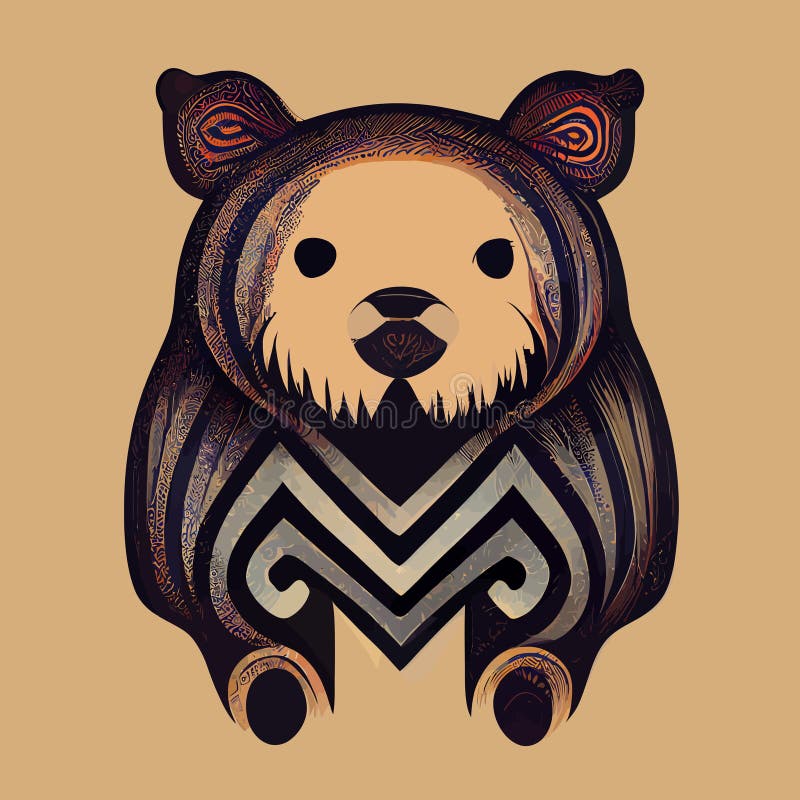 Bear Logo Tribal Stock Illustrations – 1,003 Bear Logo Tribal Stock ...