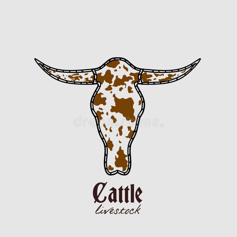 Illustration Vector of Cattle Pattern with Rope Stock Illustration ...