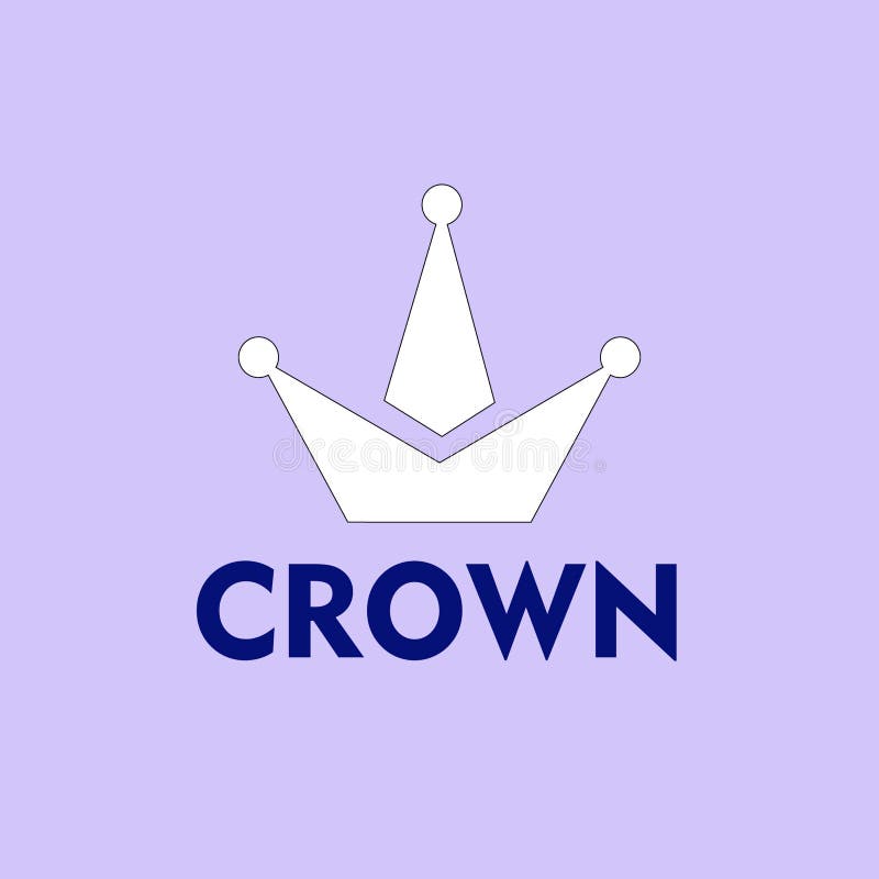 Illustration Vector of Crown Logo. Crown Logo Vector Template. Simple ...