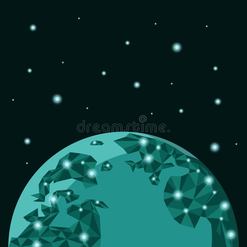 Illustration vector earth stock vector. Illustration of electronic ...