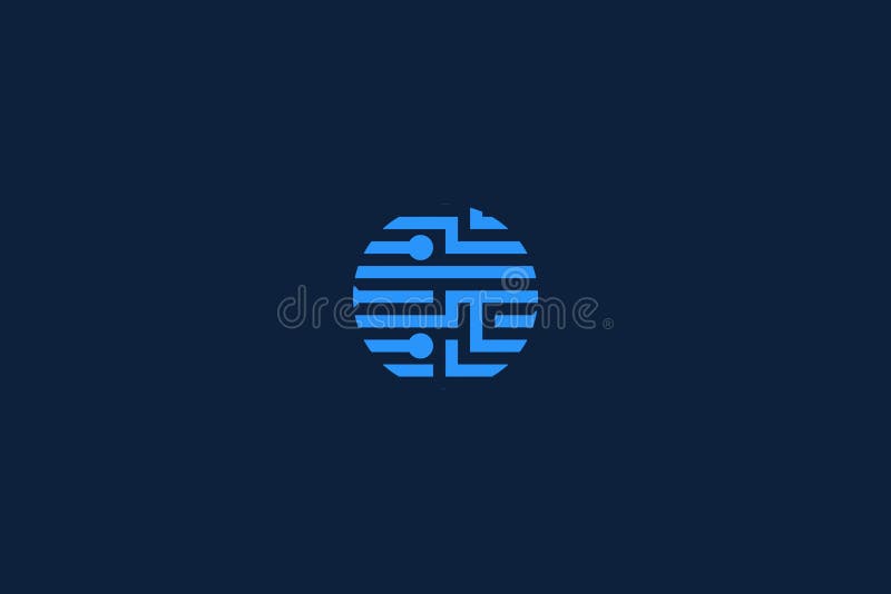 Abstract Technology Circle Logo Stock Vector - Illustration of ...