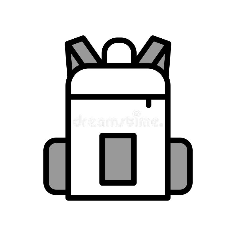 Illustration Vector Graphic of Backpack Icon Stock Vector ...