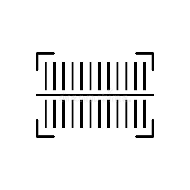 Barcode Icon, Illustration Design Template Stock Vector - Illustration ...