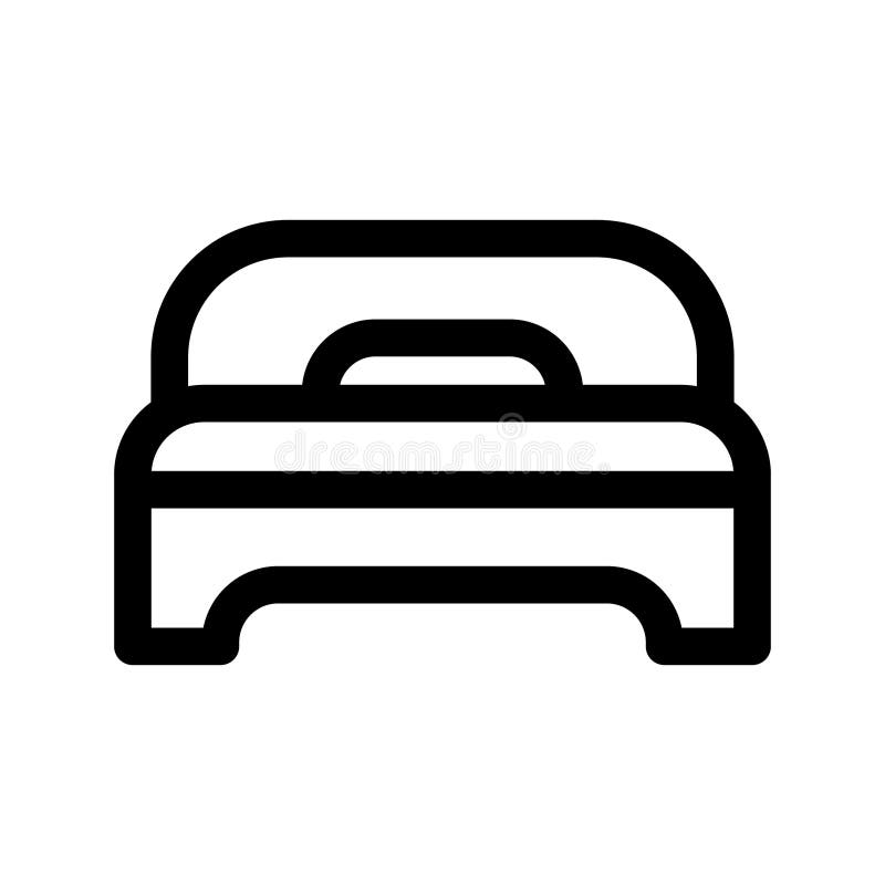 Bed icon template stock vector. Illustration of bedroom - 250181630