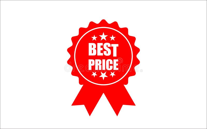 Illustration Vector Graphic of Best Price Label Sticker Design Template ...