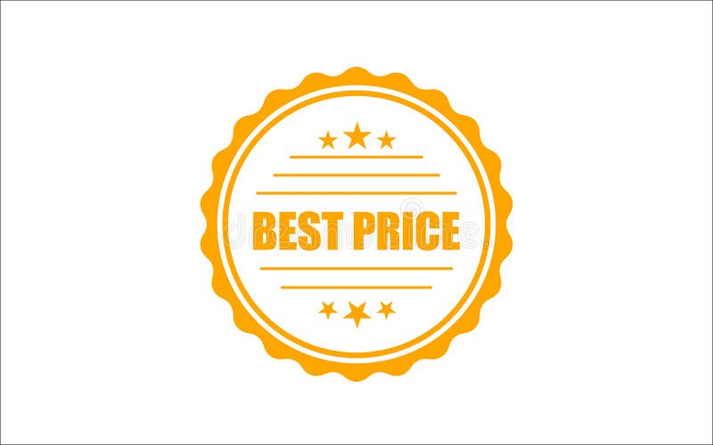 Illustration Vector Graphic of Best Price Label Sticker Design Template ...