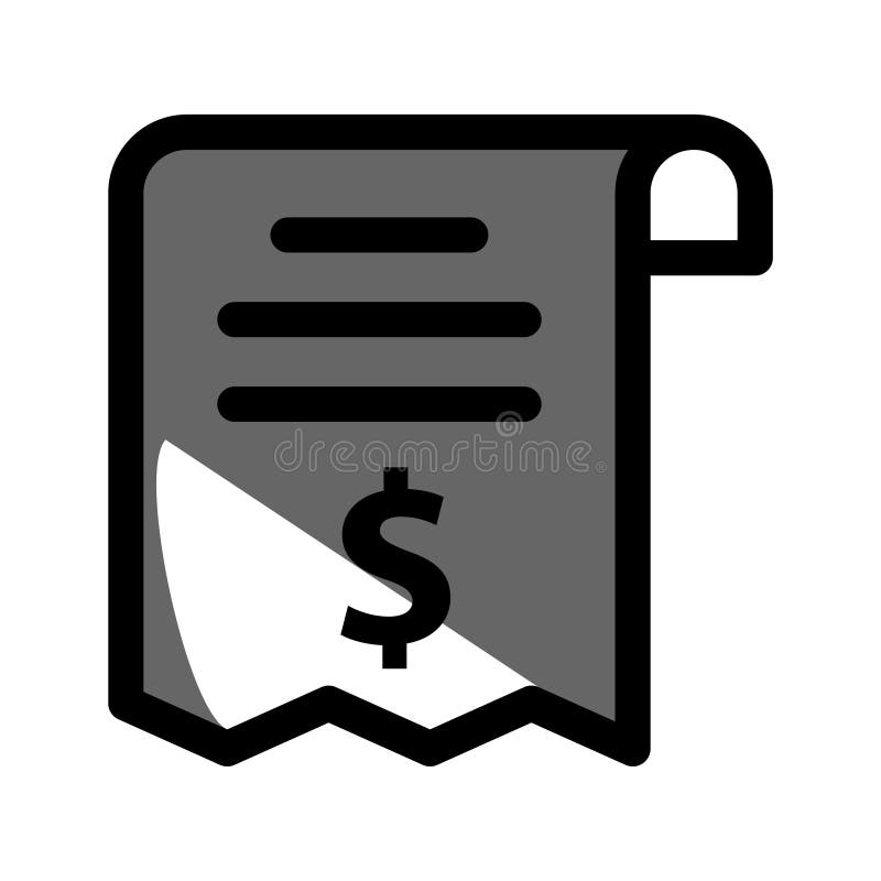 Illustration Vector Graphic of Bill Icon Design Stock Vector ...