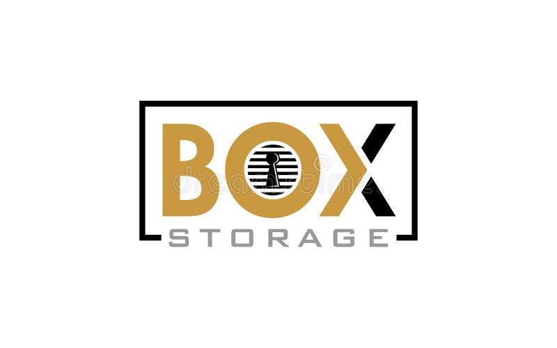 Illustration Vector Graphic of Box Storage Company Logo Design Template ...