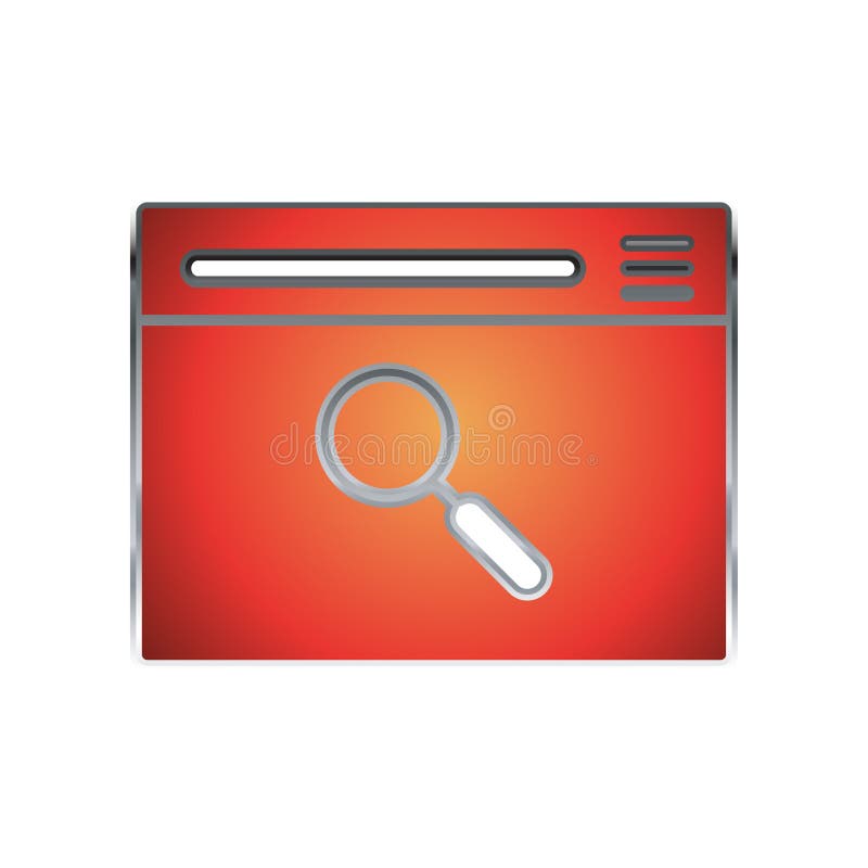 Browser Icon Design Template Stock Illustration - Illustration of ...