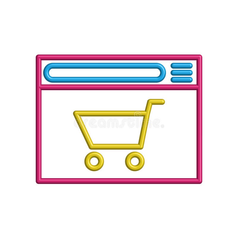 Browser Icon Design Template Stock Illustration - Illustration of ...