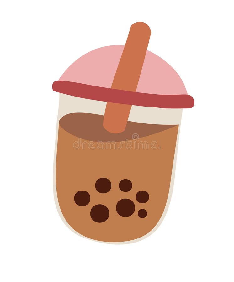 Illustration Vector Graphic Cartoon of a of a Boba Drink, Stock Vector ...