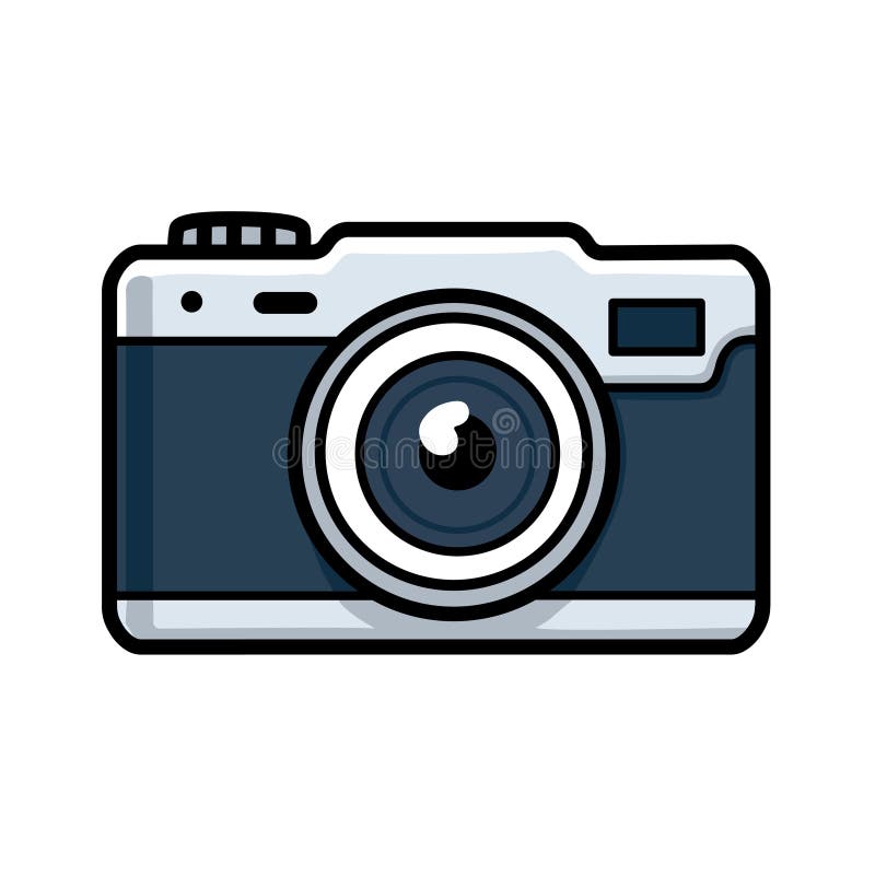Camera Symbolizing Photography Stock Vector - Illustration of angle ...
