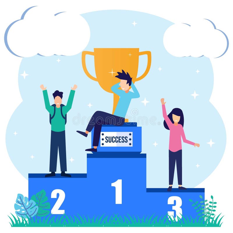 Illustration Vector Graphic Cartoon Character of the Best Employee ...