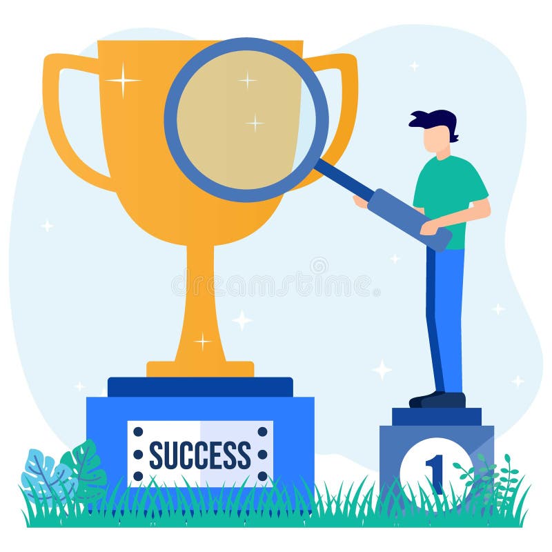 Illustration Vector Graphic Cartoon Character of the Best Employee ...