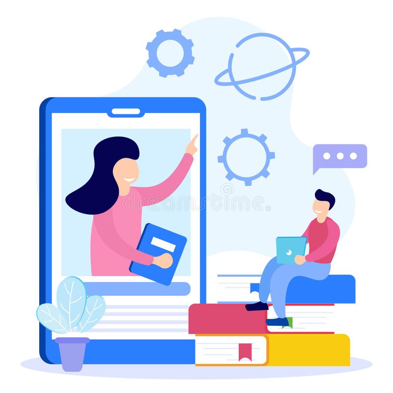 Illustration Vector Graphic Cartoon Character of Education Stock ...