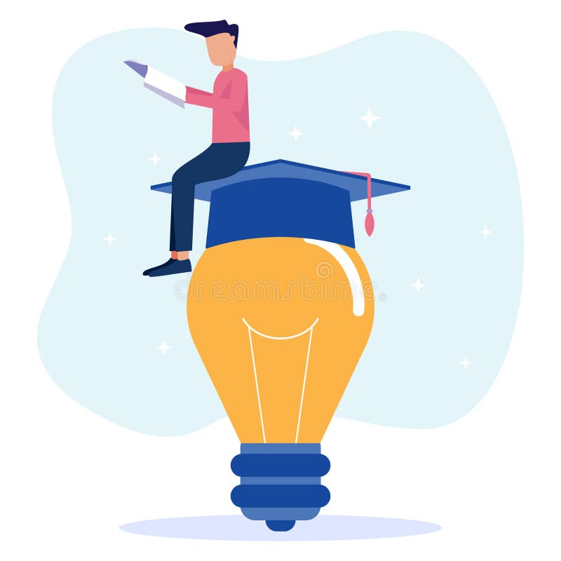 Illustration Vector Graphic Cartoon Character of Education Stock Vector ...