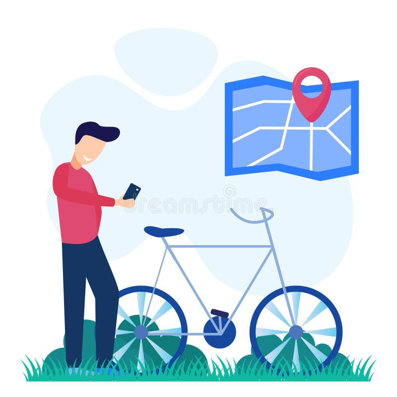 Illustration Vector Graphic Cartoon Character of Navigation Stock ...
