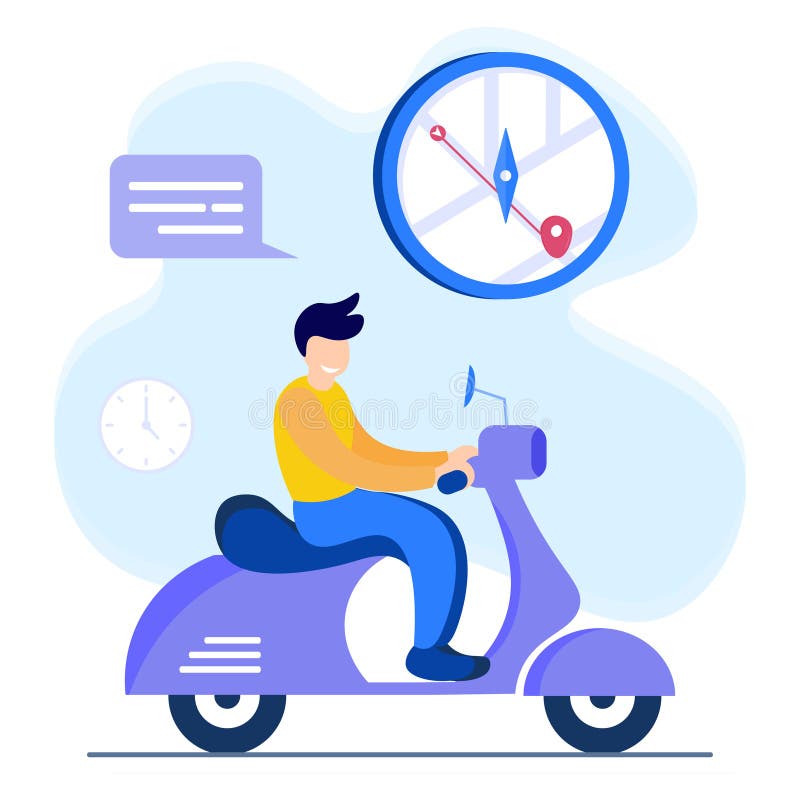 Illustration Vector Graphic Cartoon Character of Navigation Stock ...