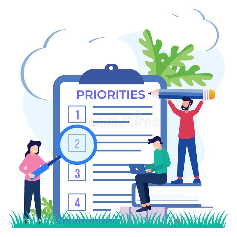 Priority Objectives Stock Illustrations – 138 Priority Objectives Stock ...