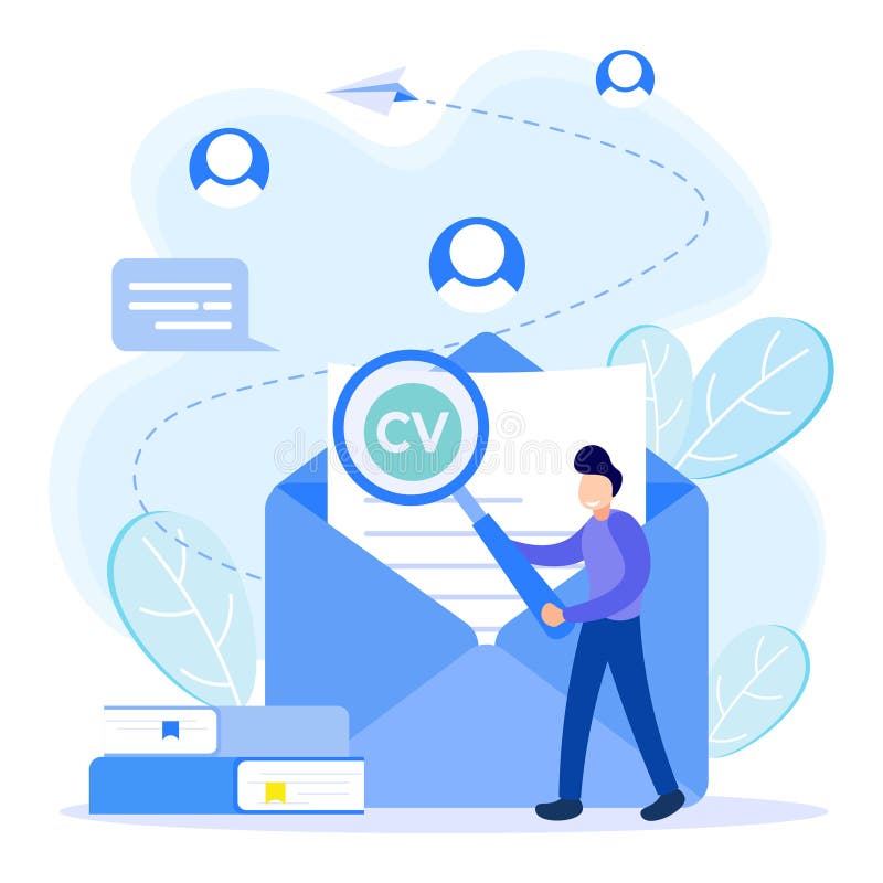 Illustration Vector Graphic Cartoon Character of Recruitment Stock ...