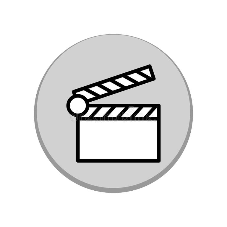 Illustration Vector Graphic of Clapper Icon Stock Vector - Illustration ...