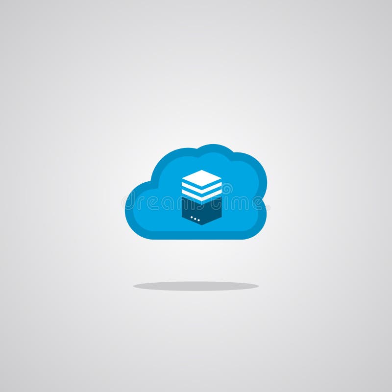 Illustration Vector Graphic of Cloud Server Stock Vector - Illustration ...
